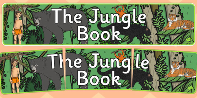 The Jungle Book Display Banner (teacher made)