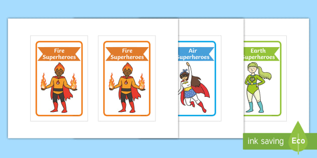 Editable Superhero Group Signs IKEA Tolsby/Fiestad Frame