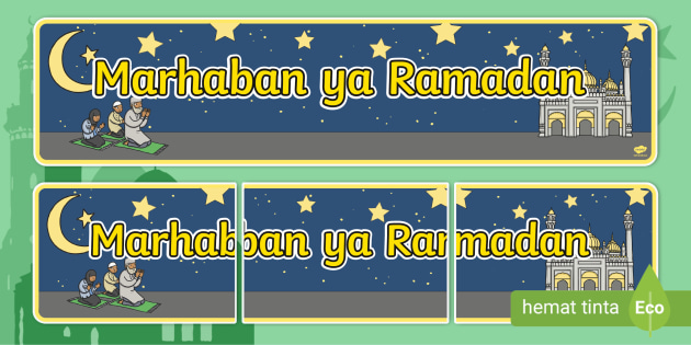 Banner Ucapan Ramadan (teacher made)