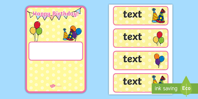 Our Class Birthdays A4 Display Poster (teacher made)