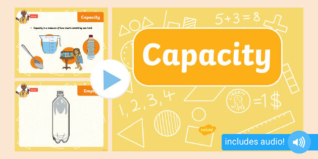 Capacity Audio PowerPoint (teacher made)