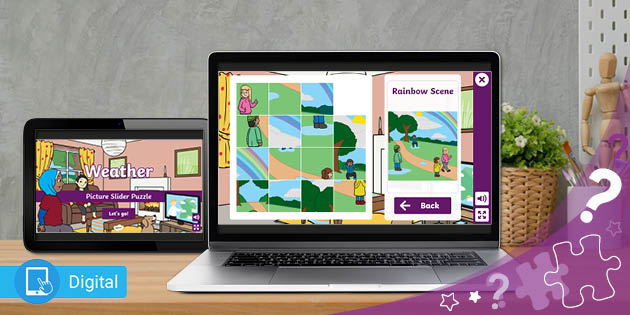 Interactive Weather Picture Slider Game | Twinkl Go!