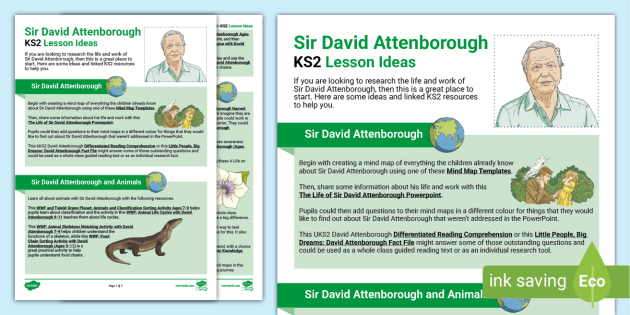 Sir David Attenborough KS2 Lesson Ideas (teacher made)