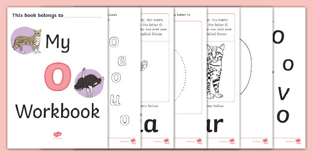 My Workbook O uppercase