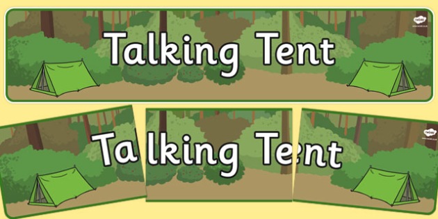 👉 Talking Tent Display Banner (teacher made)