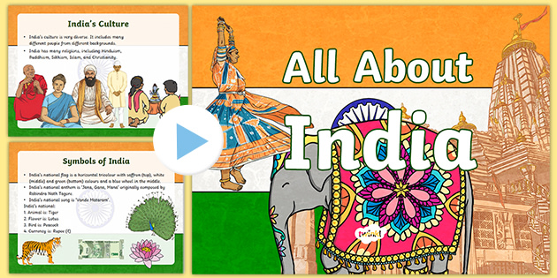 All About India - KS2 (Ages 6-9) (teacher made)