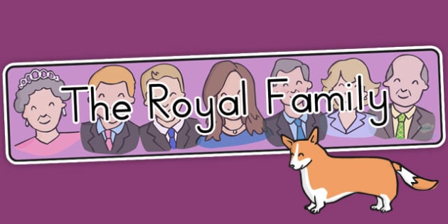 FREE! - The Royal Family Display Banner - royality, queen elizabeth