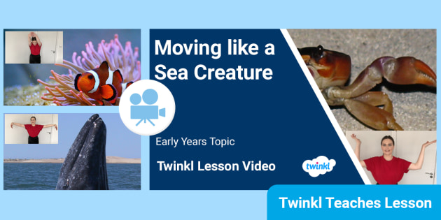 Under the Sea Movement Video Lesson | Kindergarten Topic Videos