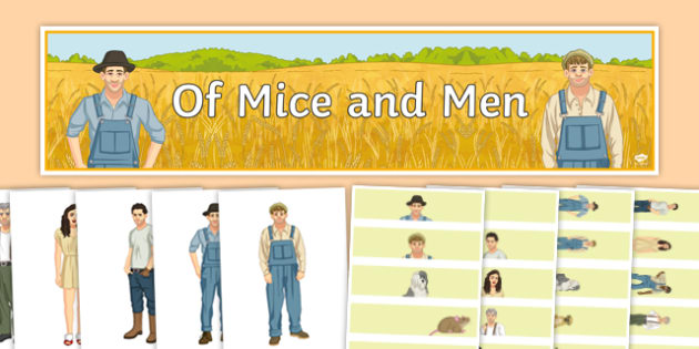 GCSE Of Mice and Men Display Pack - of mice and men, display pack, display