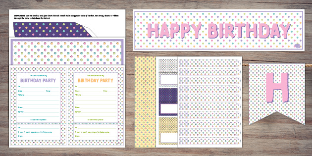 Spotty Party Pack | Twinkl Party (teacher made)