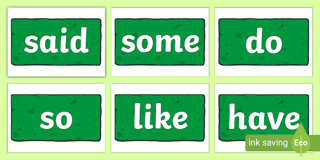 Level 4 / Phase 4 Tricky Words on Bricks Display Posters