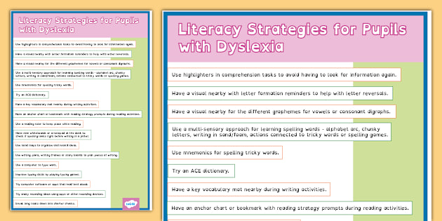 Dyslexia Awareness Week: 6 top tips for supporting dyslexic pupils