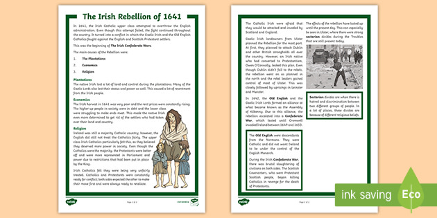 The Irish Rebellion of 1641