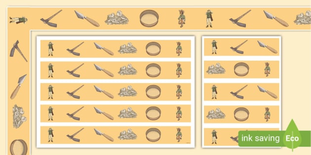 Archaeology Display Borders