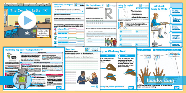Twinkl Handwriting: The Capital Letter 'R' KS2 Activity Pack