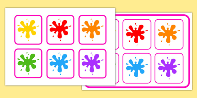 Colours Matching Cards and Board (teacher made)