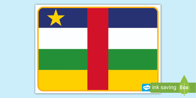 Central African Republic Flag Poster