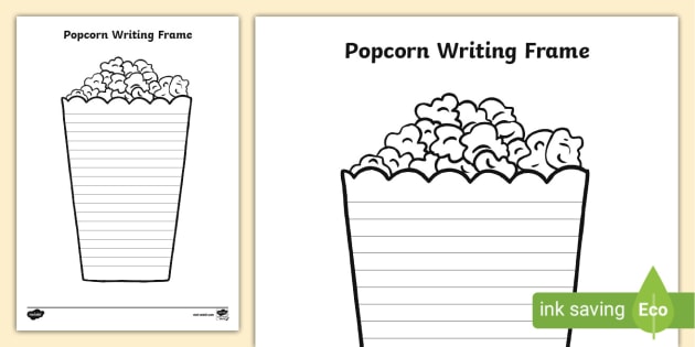 Popcorn Writing Frame (teacher made)
