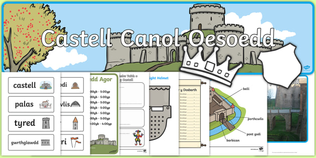 Medieval Castle Role Play Pack Welsh (teacher made)