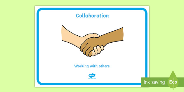 Collaboration Display Poster (teacher made)