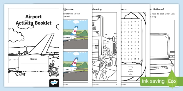 Airport Activity Booklet PDF | Twinkl (teacher made)