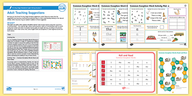 Pre-Key Stage Standards English Writing Standard 4 Strand F Resource Pack