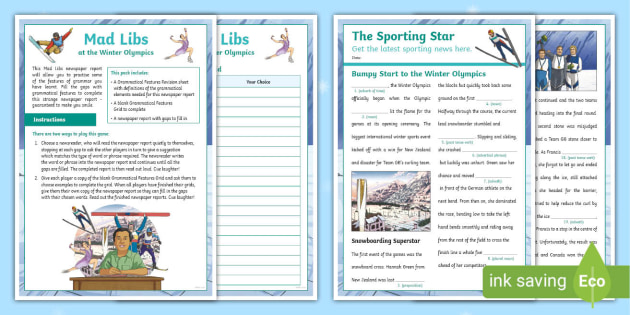 Fun Mad Libs | twinkl.com.au