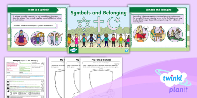 RE: Belonging: Symbols and Belonging Year 1 Lesson 6