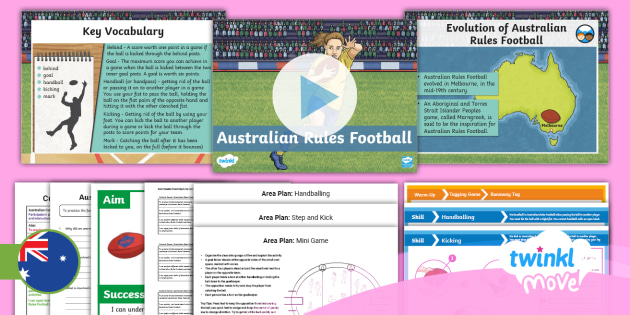 Year 6 Cultural Games: Lesson 4 Australian Rules Football