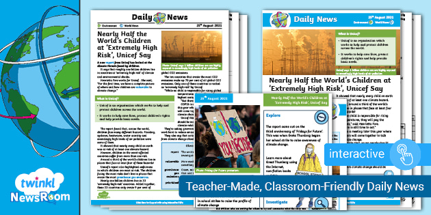 Children at Risk From Climate Change | Reading Comprehension