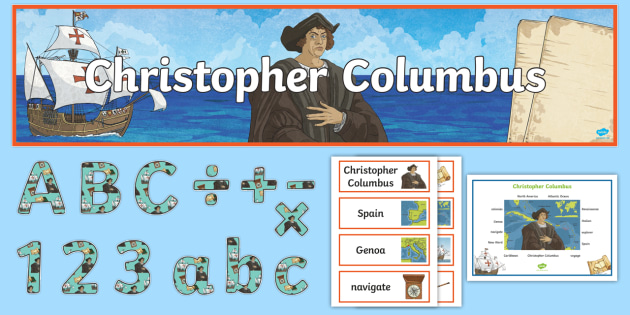 Christopher Columbus Display Pack (teacher made)