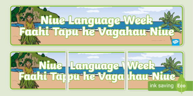 Niue Language Week: Banner