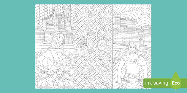 Cú Chulainn Colouring Project | Story | Myths and Legends