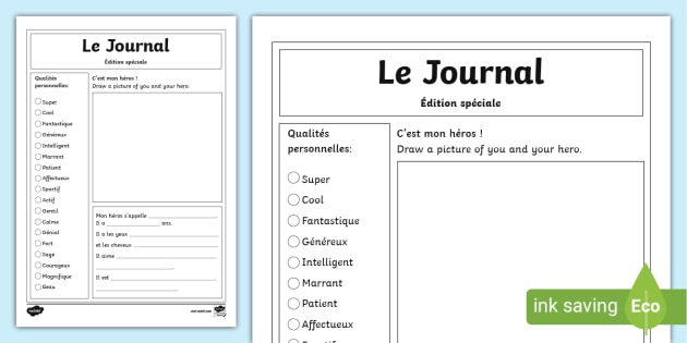 👉 French: Father's Day and Father Figures Card Template