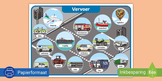 Suid-Afrikaanse Vervoer Plakkaat (teacher made)