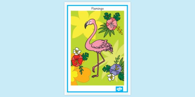 Printable Flamingo Poster | Classroom Display Posters