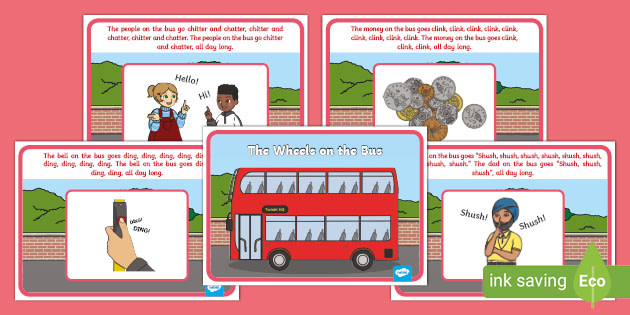 The Wheels on the Bus Sequencing Posters