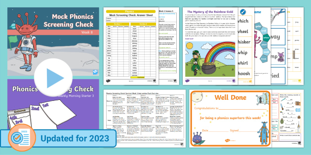 Phonics Screening Survival - Phonics Lesson Plans - Twinkl