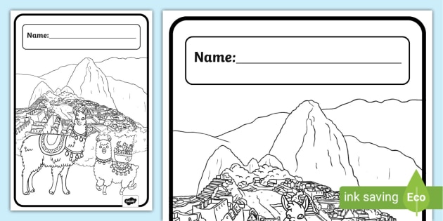 Llama Colouring Book Cover