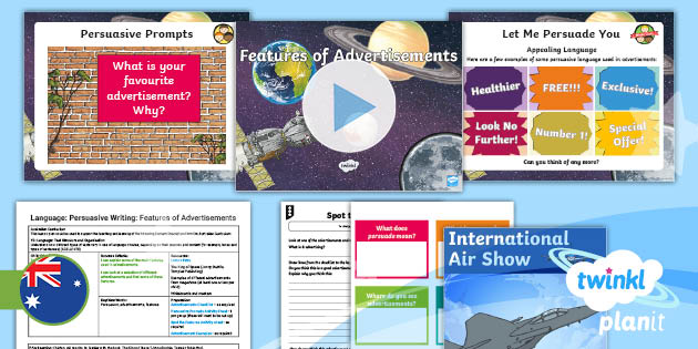 Year 3 Space The King of Space Persuasive Writing Lesson 1