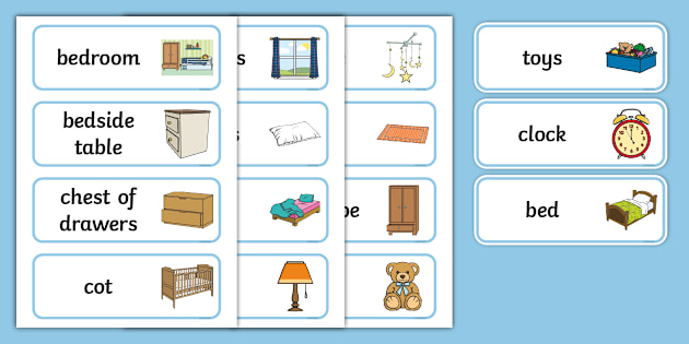 Vocabulary Bedroom English
