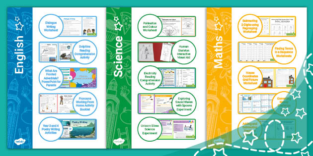 FREE! - Free Home Learning Resources Bundle - KS2 - Twinkl