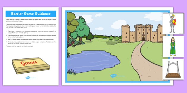 Castle Barrier Game (teacher made)