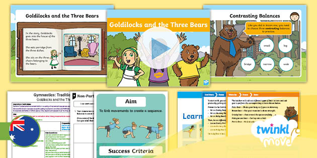 Gymnastics Traditional Tales: Goldilocks and the Three Bears