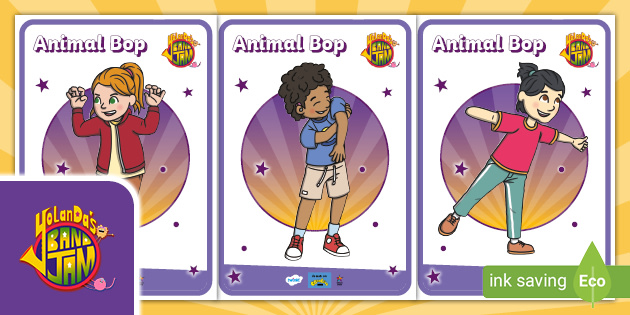 FREE! - 👉 YolanDa's Band Jam Animal Bop Visual Prompt Cards