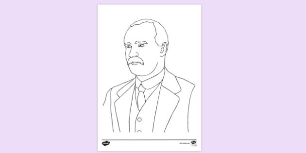 FREE! - James Connolly Colouring Sheet | Colouring Sheets