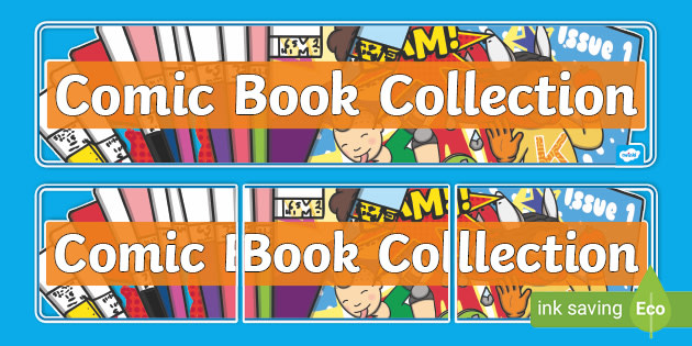 FREE! - Comics Collection Display Wall Banner - Classroom Resources