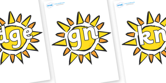 FREE! - Silent Letters on The Sun (teacher made)