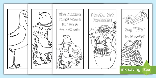 FREE! - Celia Seagull and the Plastic Sea: Bookmarks