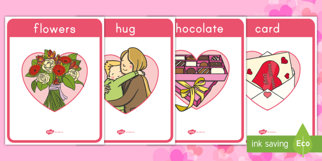 Valentine's Day Vocabulary Posters | Twinkl Valentine's Day